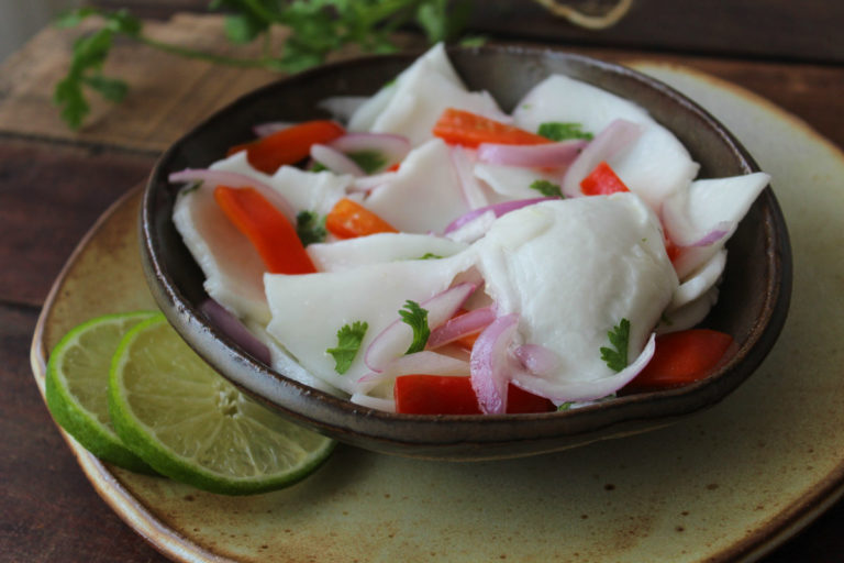 Ceviche de coco verde - CicloVivo