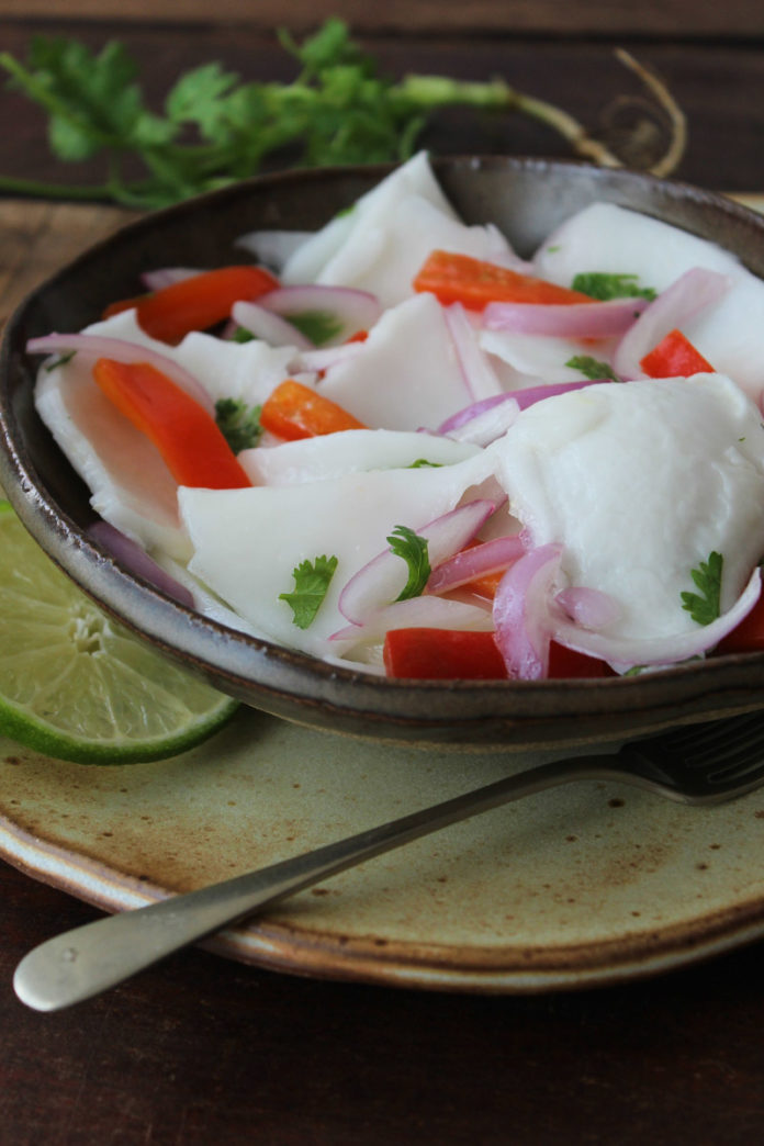 Ceviche de coco verde - CicloVivo