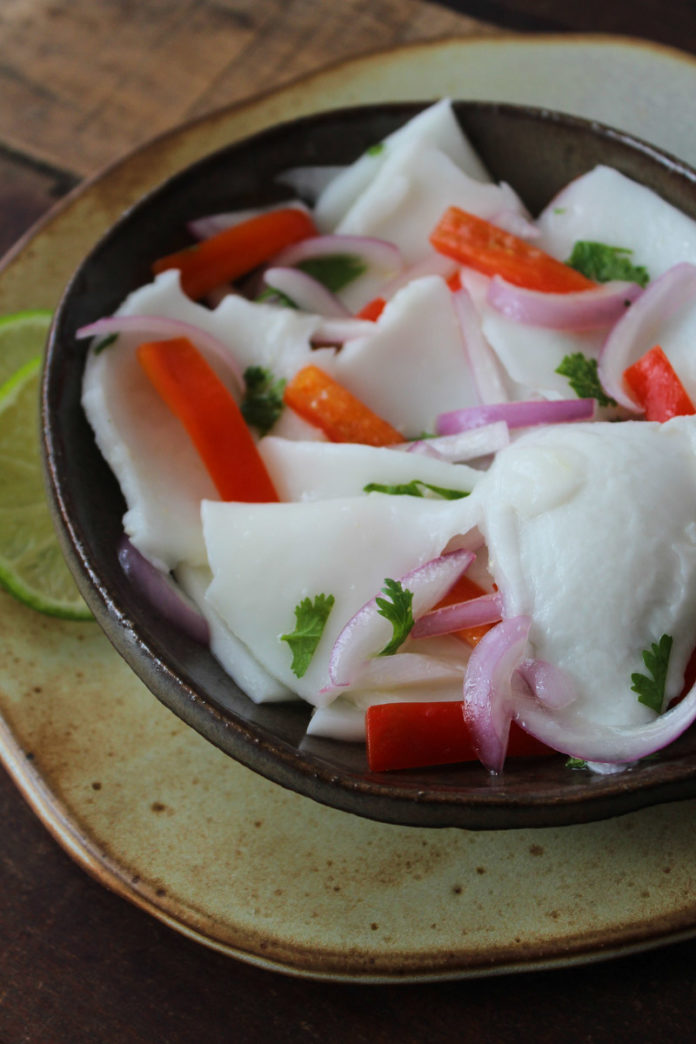 Ceviche de coco verde - CicloVivo