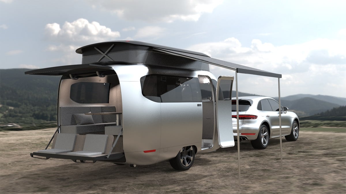 Mini trailer para elétricos cabe dentro da garagem